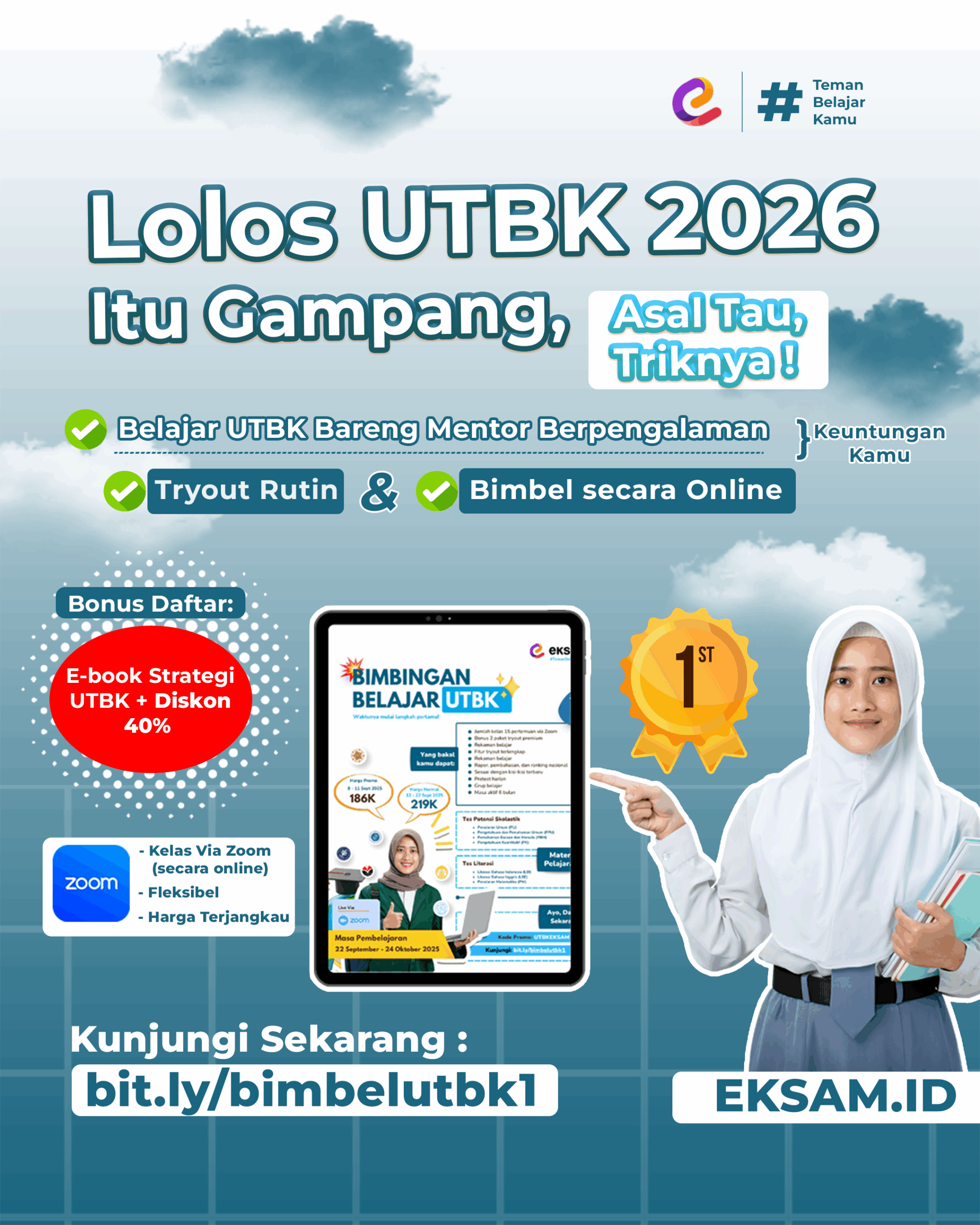 Lolos UTBK 2026 Itu Gampang, Asal Tahu Triknya! - EKSAM.ID